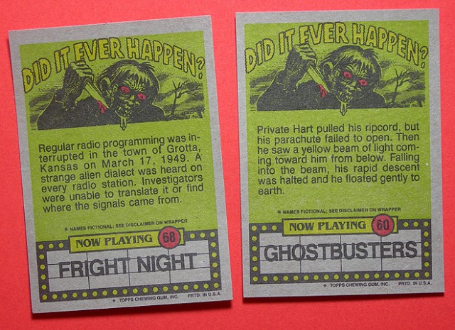 Fright Flicks Trading Cards! | Dinosaur Dracula!