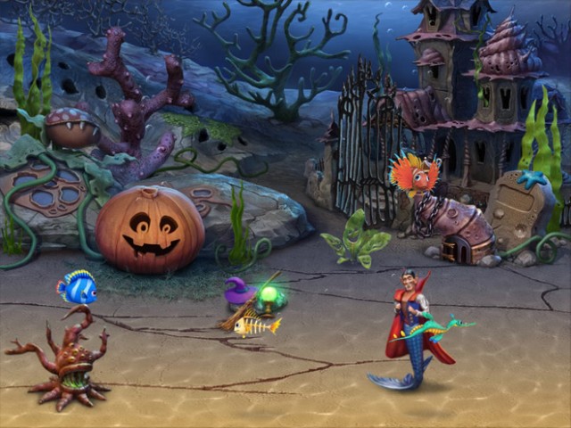 Fishdom Spooky Splash Game Review. | Dinosaur Dracula!