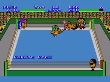 Pro Wrestling, from the Sega Master System!
