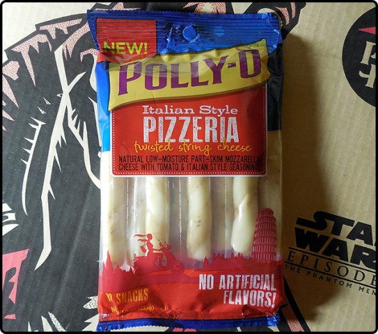 Polly-O Pizzeria String Cheese. | Dinosaur Dracula!