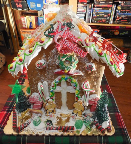 I won a giant gingerbread house. | Dinosaur Dracula!