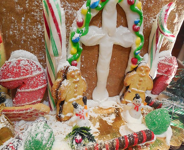 I won a giant gingerbread house. | Dinosaur Dracula!