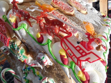 I won a giant gingerbread house. | Dinosaur Dracula!