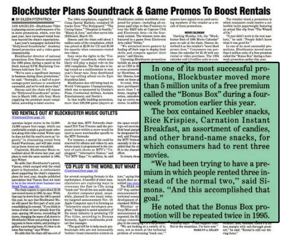 Blockbuster Bonus Boxes from the 1990s? | Dinosaur Dracula!