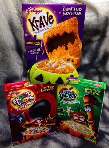 Kellogg's 2015 Halloween Cereals! | Dinosaur Dracula!