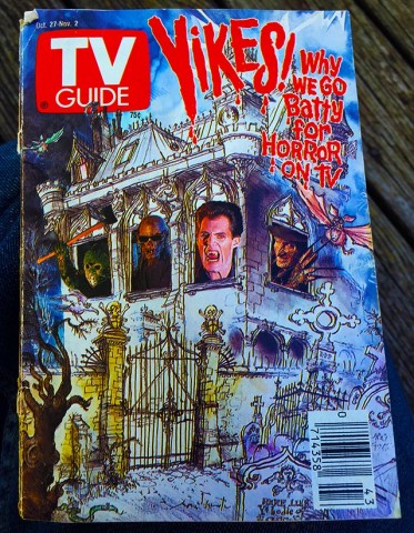TV Guide listings for Halloween, 1990! | Dinosaur Dracula!