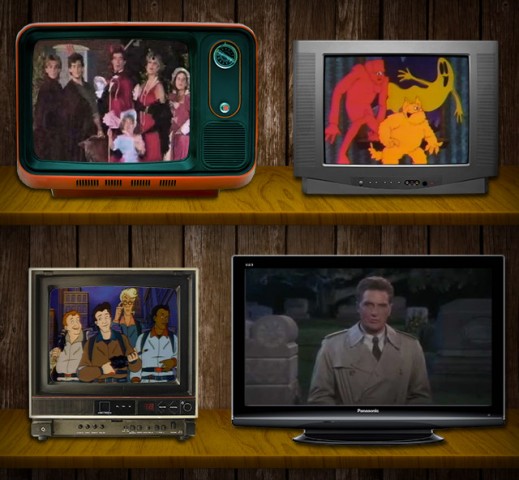 TV Guide listings for Halloween, 1990! | Dinosaur Dracula!