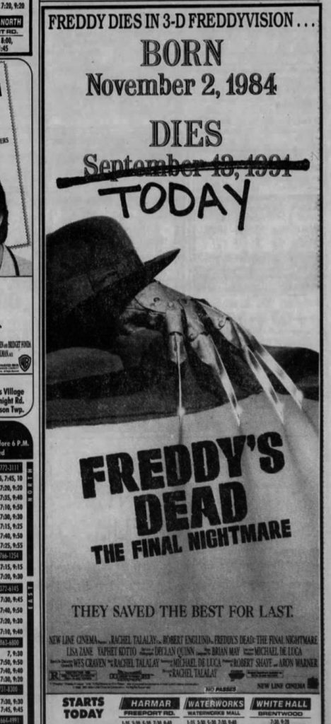 More Horror Movie Newspaper Ads! | Dinosaur Dracula!