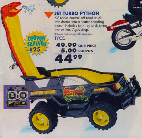 Highlights from TRU's 1995 Spring Catalog! | Dinosaur Dracula!