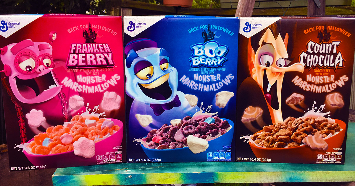 The 2017 General Mills Monster Cereals! | Dinosaur Dracula!