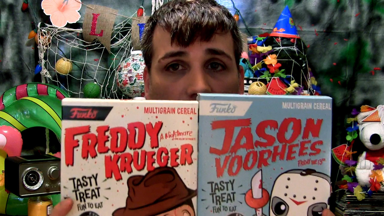 Funko's Freddy and Jason HORROR CEREALS! | Dinosaur Dracula!