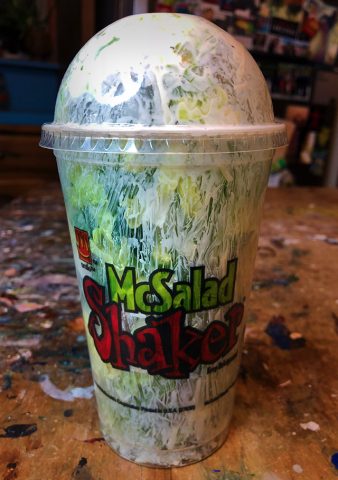 Recreating McDonald's McSalad Shakers. | Dinosaur Dracula!