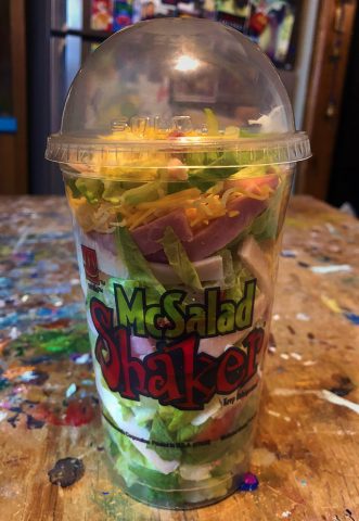 Recreating McDonald's McSalad Shakers. | Dinosaur Dracula!