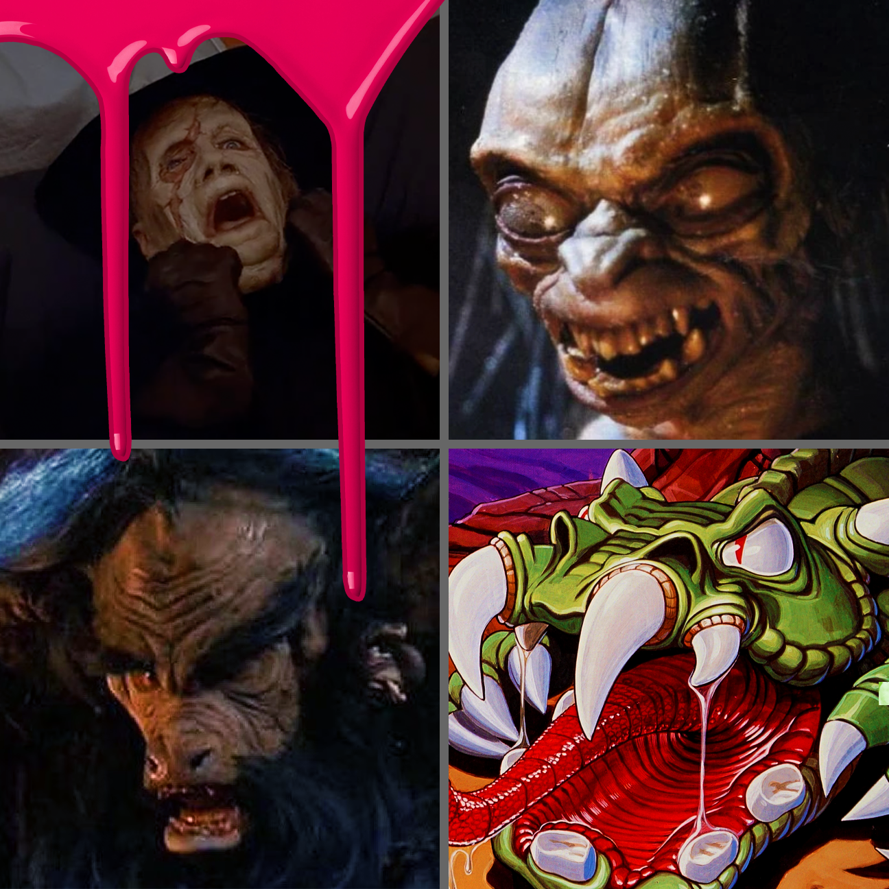 Purple Stuff: Eight Great '80s Monsters! | Dinosaur Dracula!